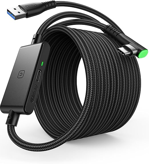 Amazon.com: INIU Oculus Link Cable with Charging [16ft] for Meta Quest ...