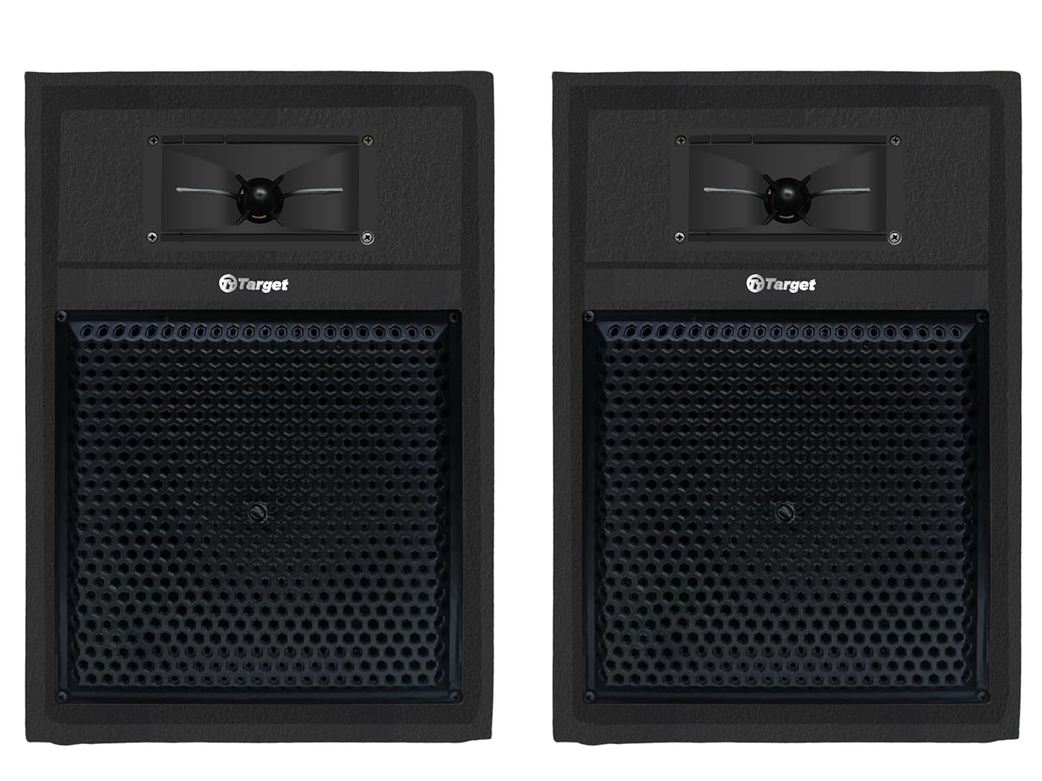 Target TT-304 HI-FI Sound Multimedia Speakers (2 NOS) 8" with TWEETERS ...