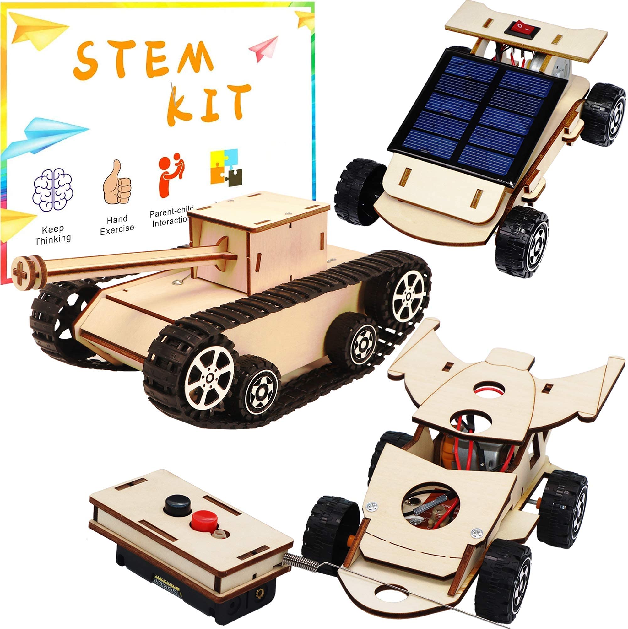Buy CYOEST [3 Science Models] Remote Control Racer Toy with Electric ...