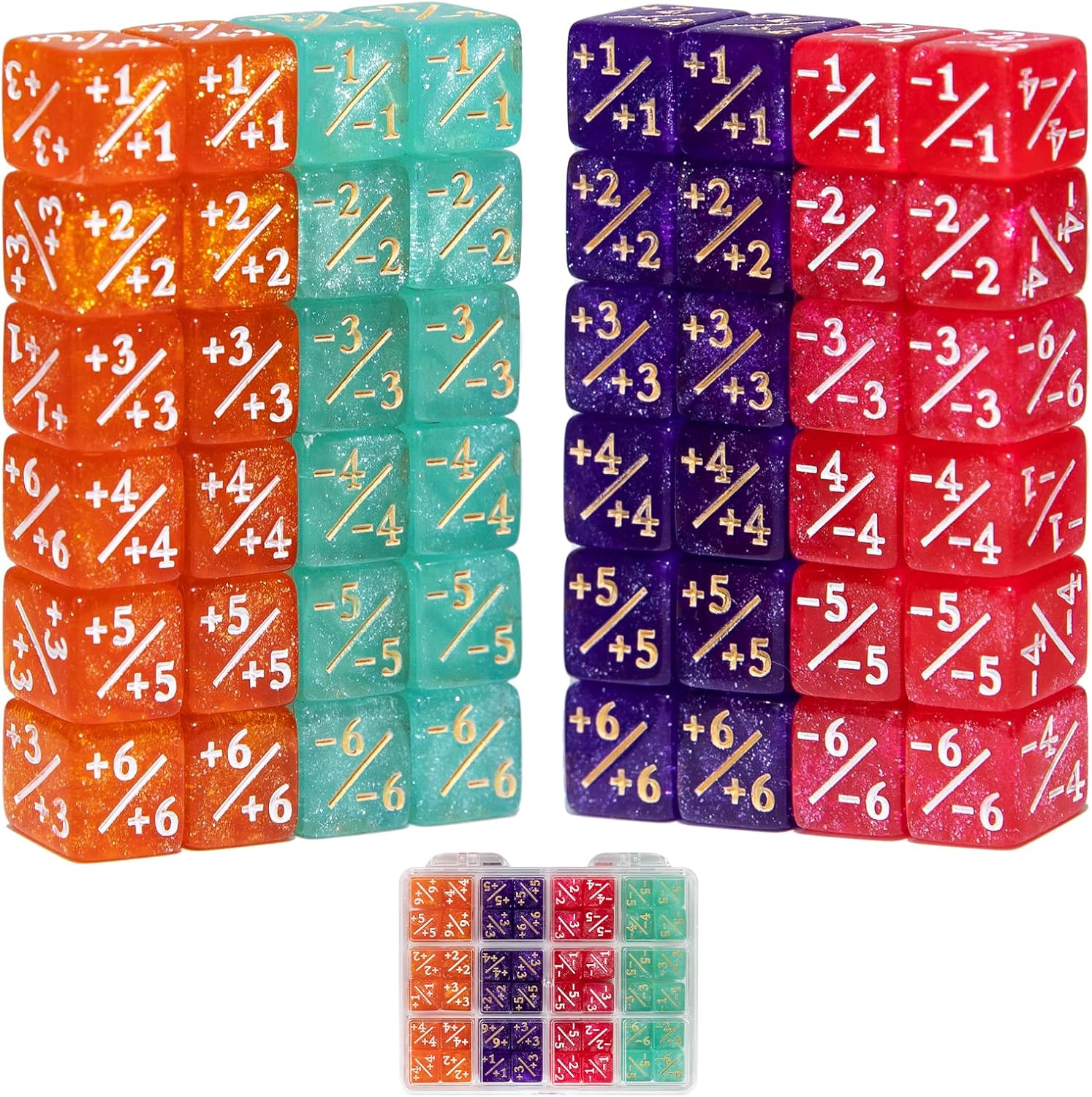 Amazon.com: FIGURESLAB 48PCS 12mm MTG Dice Life Counters Set for Magic ...