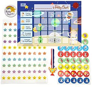 Potty Training Reward Chart - Toilet Training Chart for Toddlers ...
