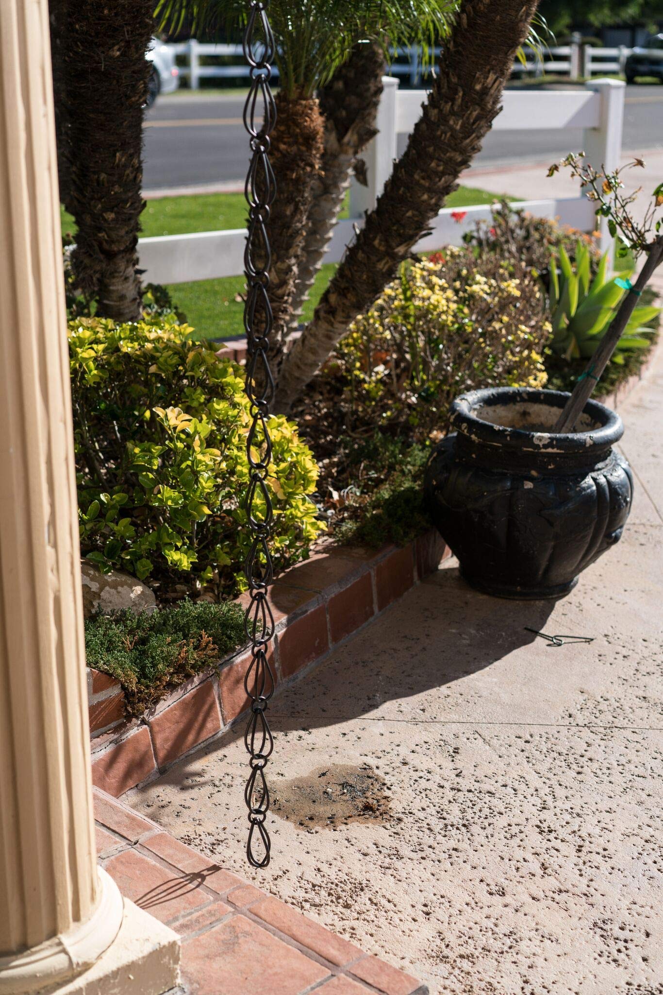 Monarch Rain Chains 17055 Aluminum Teardrop Rain Chain, 8-1/2 Feet ...