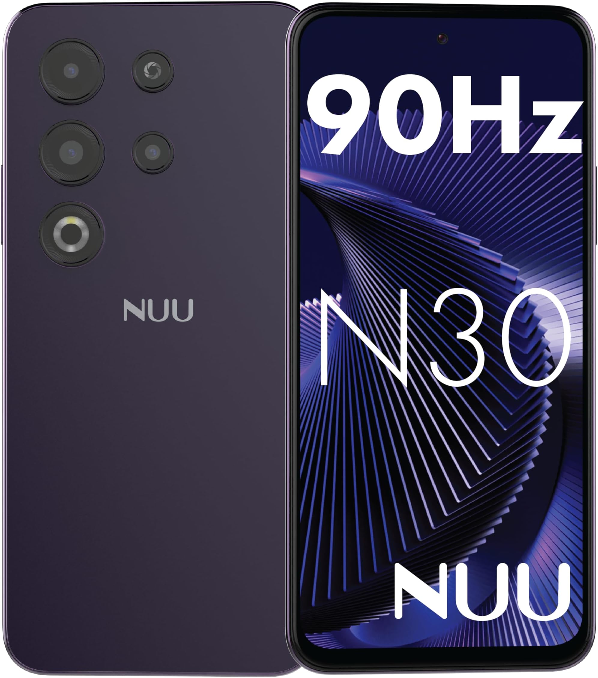 Amazon.com: NUU N30 Cell Phone Unlocked for T-Mobile, Mint, Metro, Qlink, Tello 6GB/128GB, Teen ...