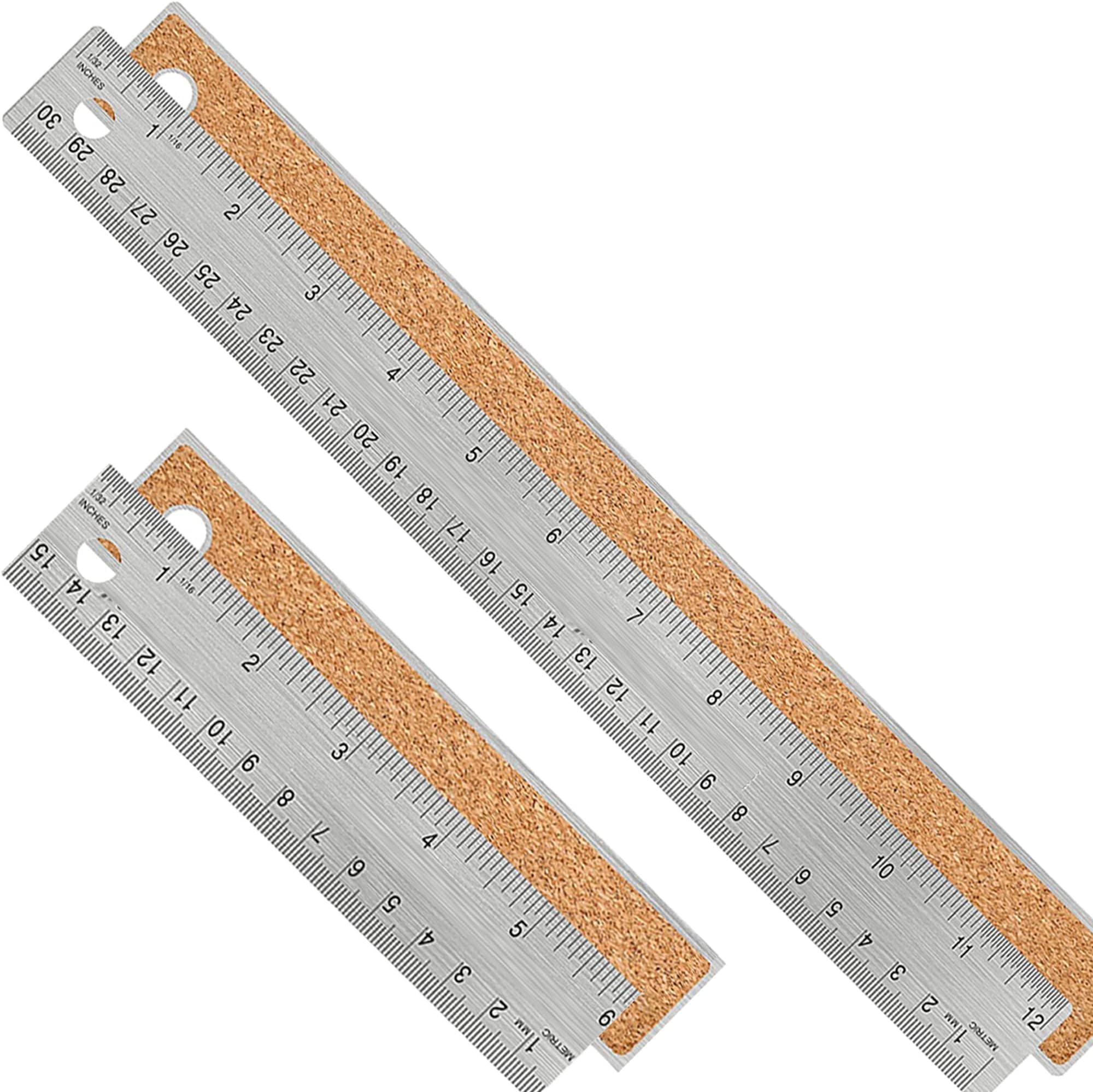 Amazon.com: Ruler Metal Straight Edge Ruler Stainless Steel Ruler 6 ...