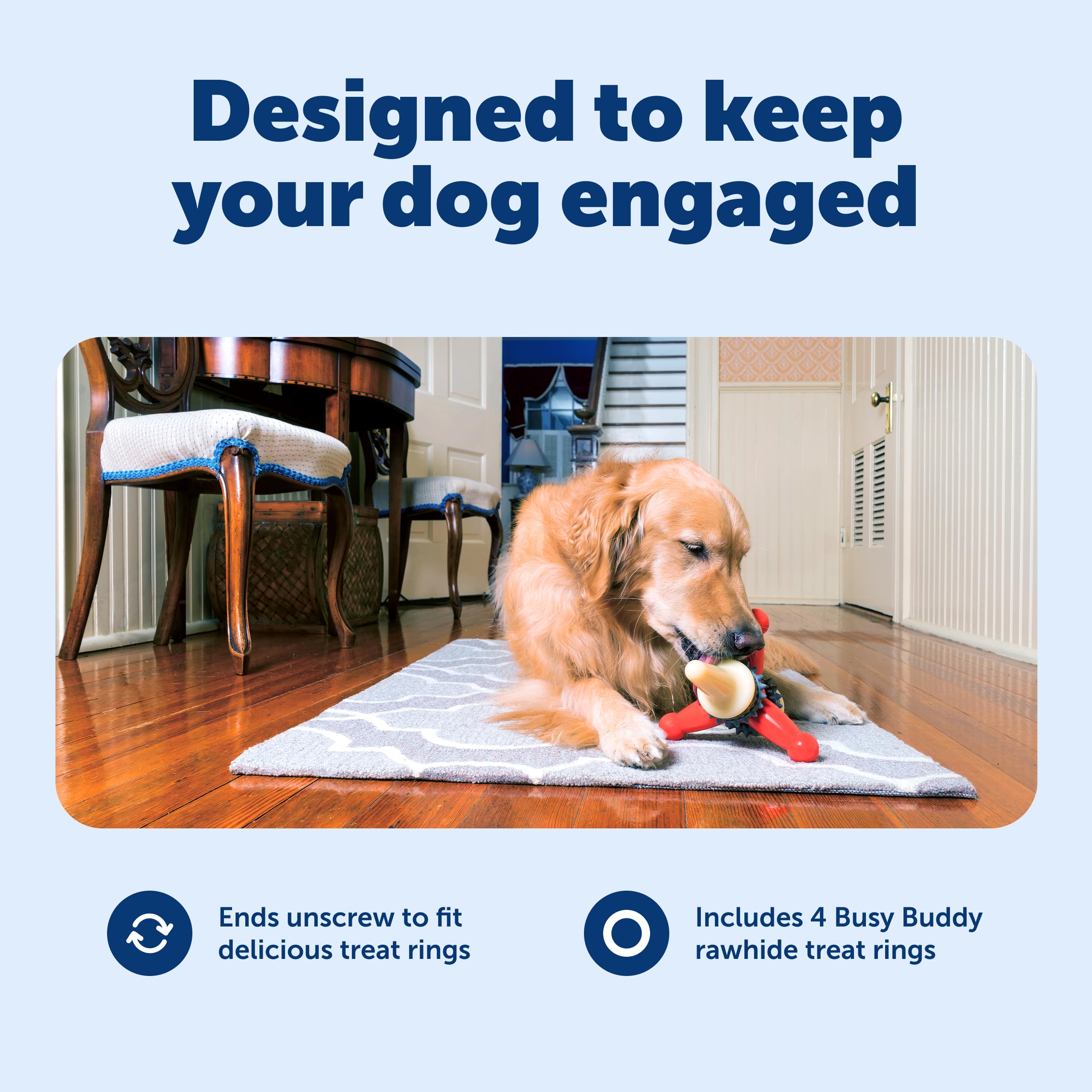 Snapklik.com : Busy Buddy Jack - Keeps Dog Busy - Includes Treats ...