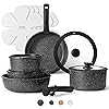 Amazon.com: Country Kitchen Cookware Set with Removable Handle, Oven ...