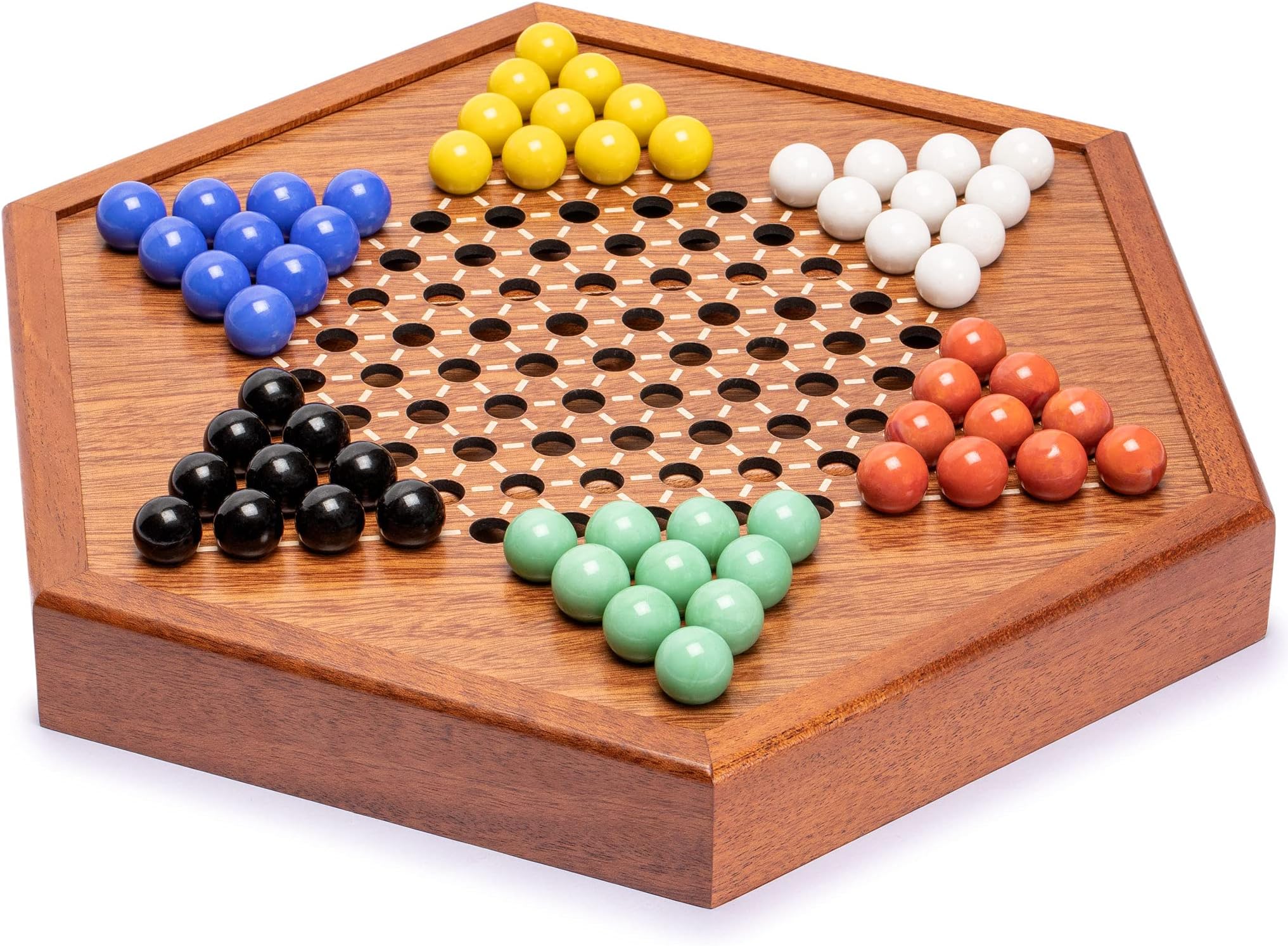 Amazon.com: Primitives by Kathy Chinese Checkers Board Game 16" x 16" x ...