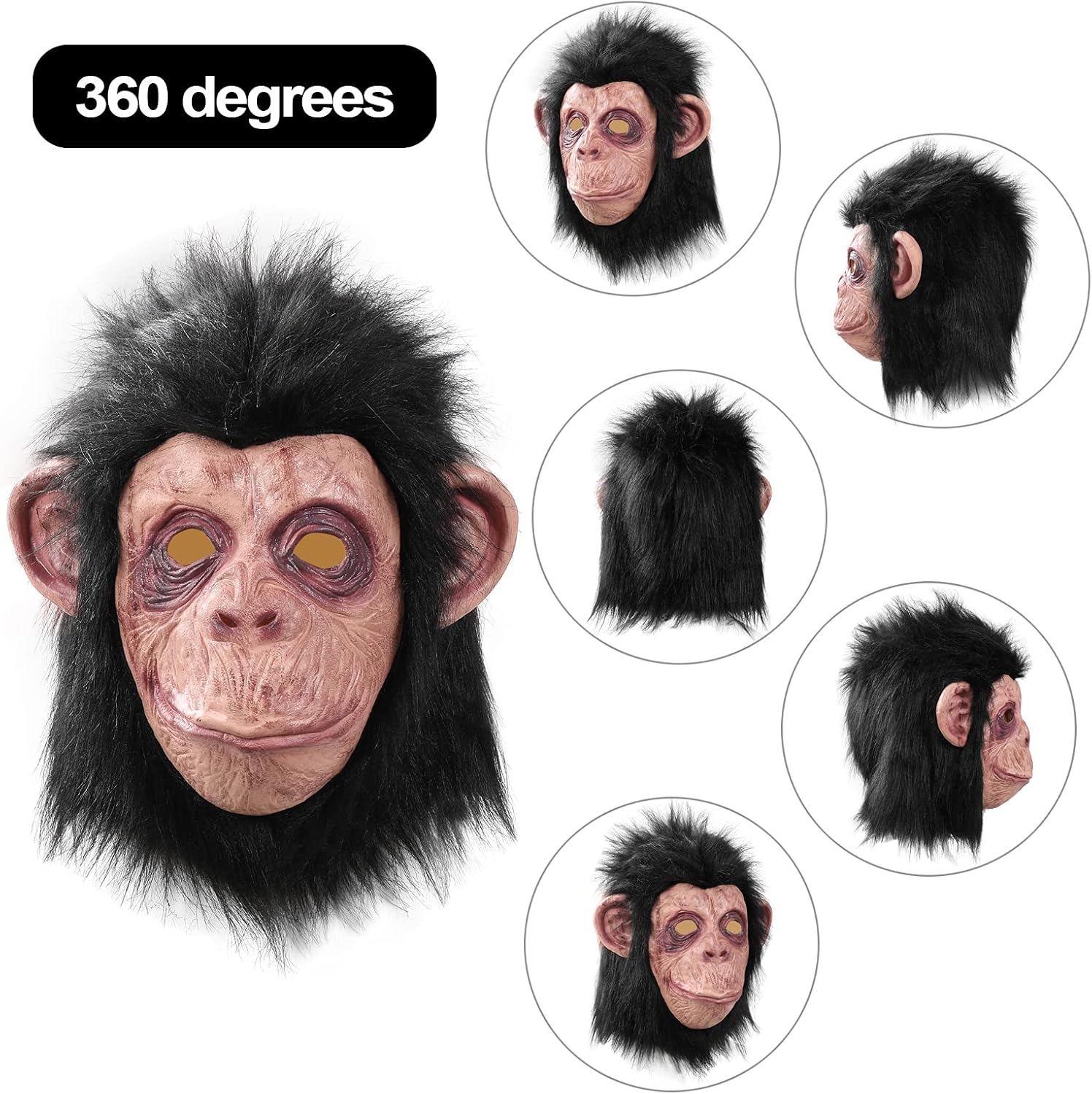 Monkey Head Mask for Halloween Party Costume Nepal | Ubuy