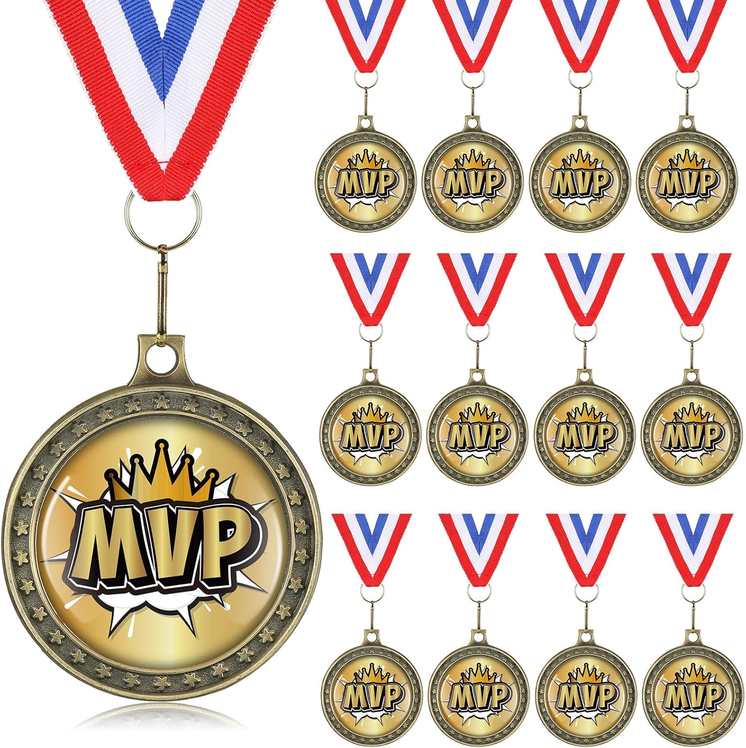 XunYee MVP Champion Awards Medals for Football Baseball Soccer Basketball Softball Player Team ...