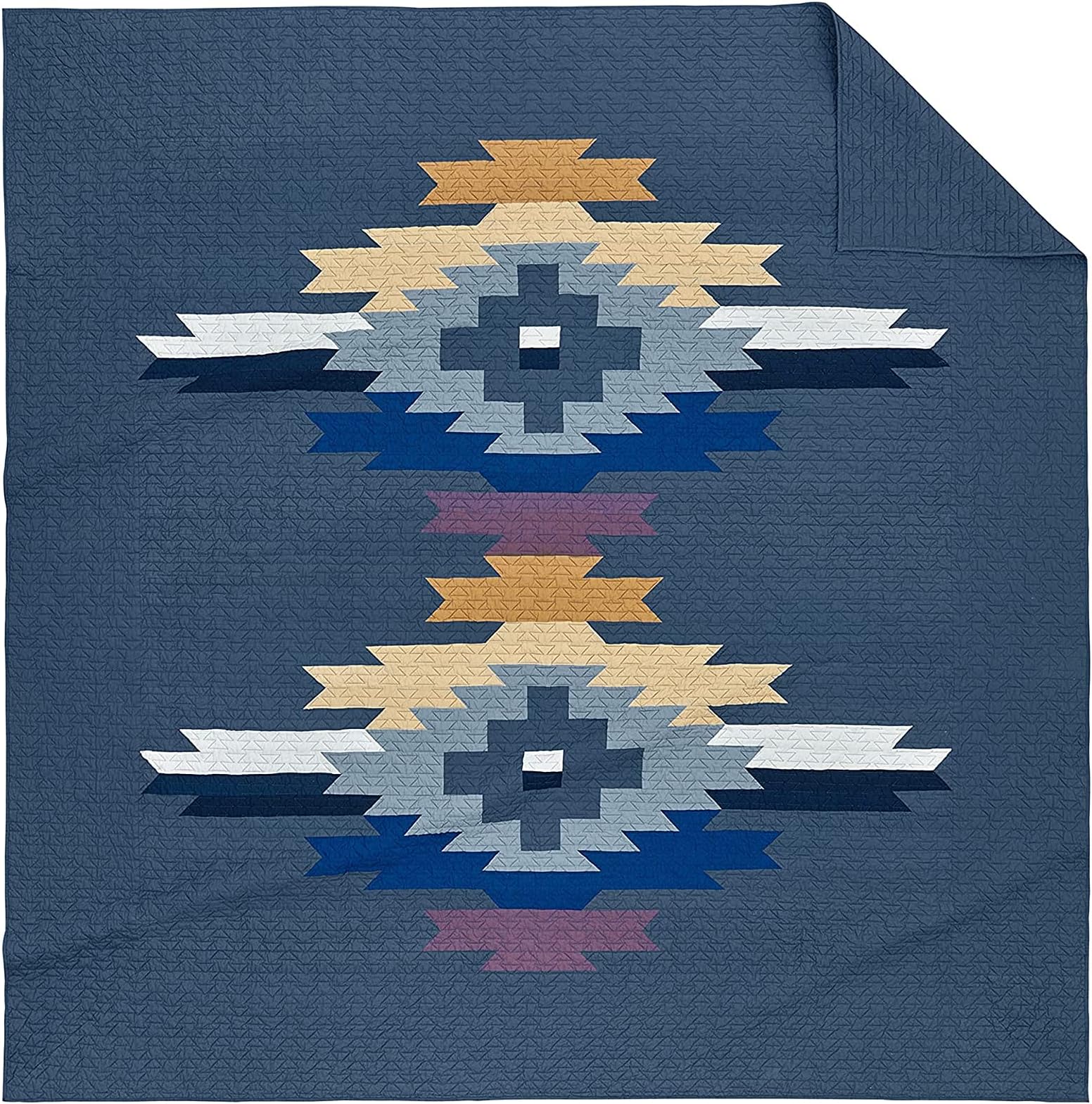 Amazon.com: PENDLETON - Moonlight Mesa Pieced Quilt Set - Charcoal ...