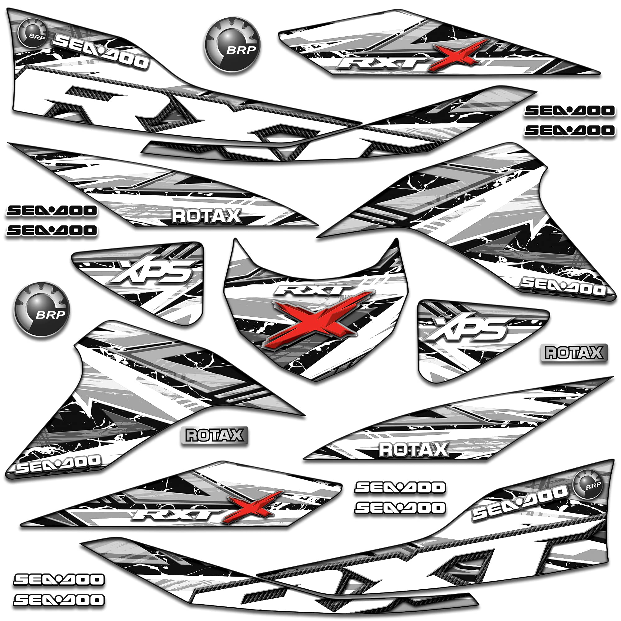 2022 AMR Racing Jet Ski Graphics kit Sticker Decal Compatible with ...