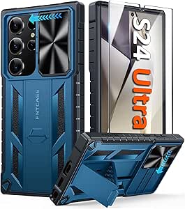 Amazon.com: FNTCASE for Samsung Galaxy S24-Ultra Case: Military Grade Drop Proof Rugged ...