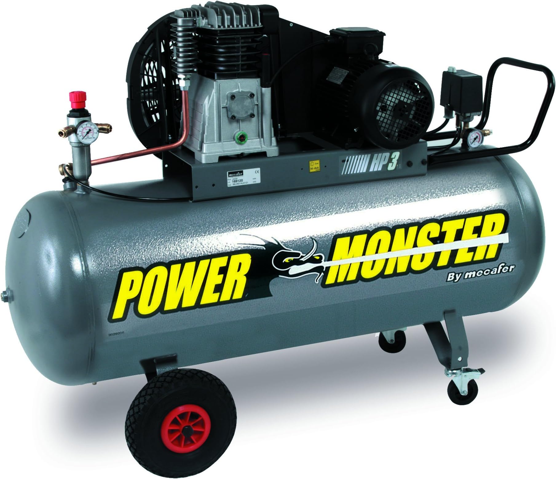 Power Monster 425200 Compresseur 150 L 3 hp mono : Amazon.fr: Bricolage