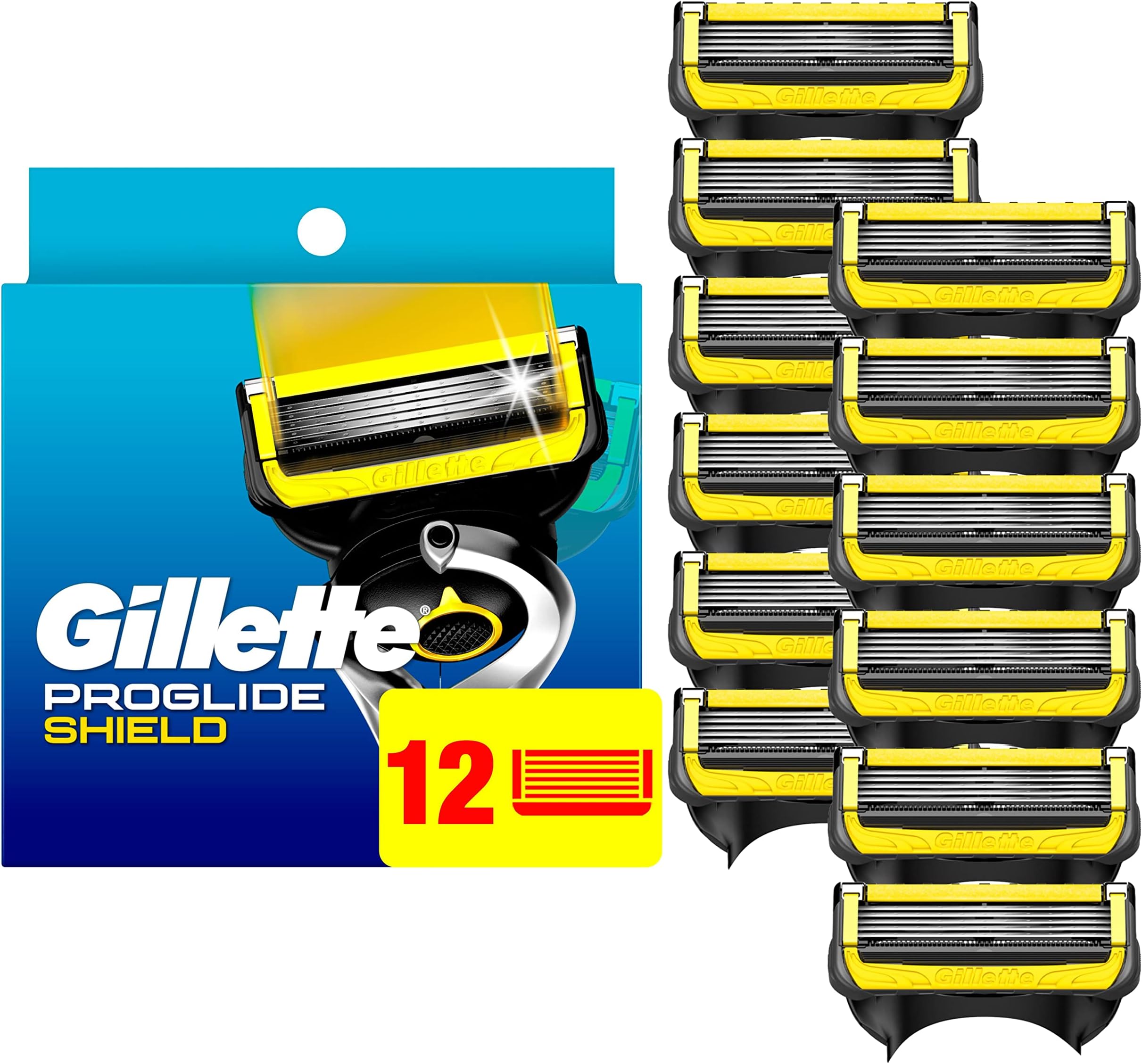 Amazon.com: Gillette ProGlide Shield Razor Blade Refills, Shields ...