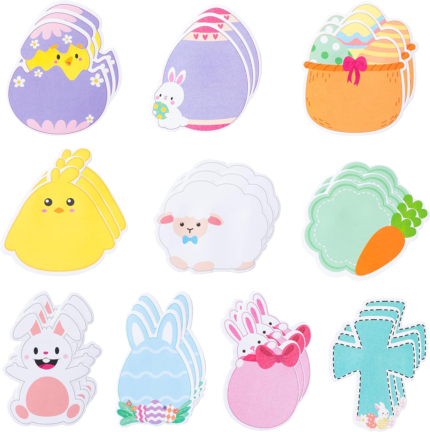 Amazon.com : Xqumoi 30 Pack Easter Sticky Notes, Total 600 Sheets ...