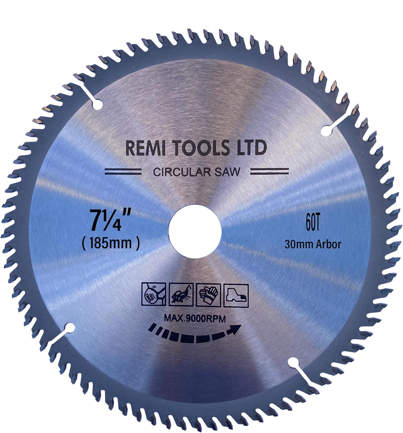 REMI TOOLS LTD Saw Blade TCT Circular Saw Blades 185mm x (30mm Bore ...