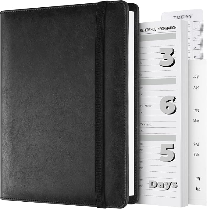 Amazon.com : Weekly & Monthly Planner - 365 Day Refillable A5 Undated ...