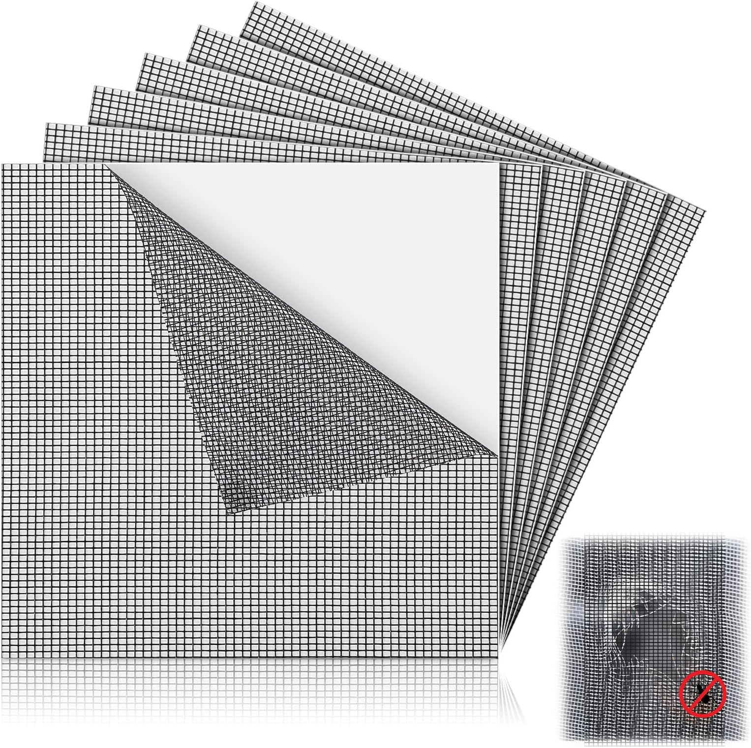 Amazon.com: CroBlissful 6pcs Extra Wide 12 x 12 Window Screen Patches ...