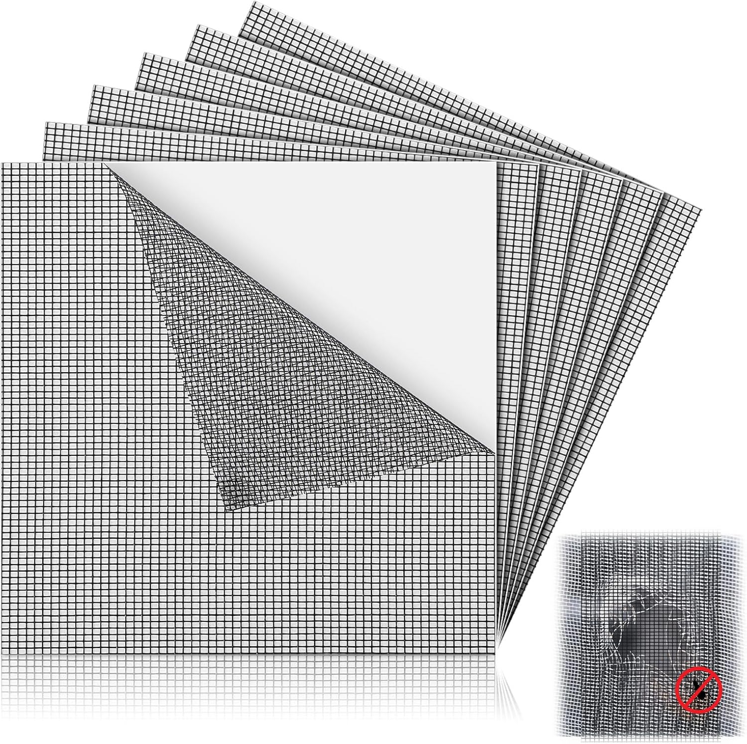 Amazon.com: CroBlissful 6pcs Extra Wide 12 x 12 Window Screen Patches ...