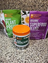 Amazon.com : BetterBody Foods Organic Superfood Powder with Protein ...