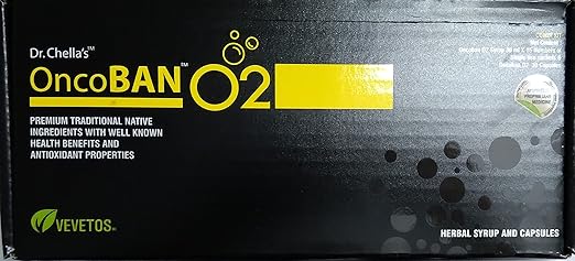 Buy Vevetos Dr.Chella's Oncoban O2 syrup 30ml x 15 Sachets & 30 Caps ...
