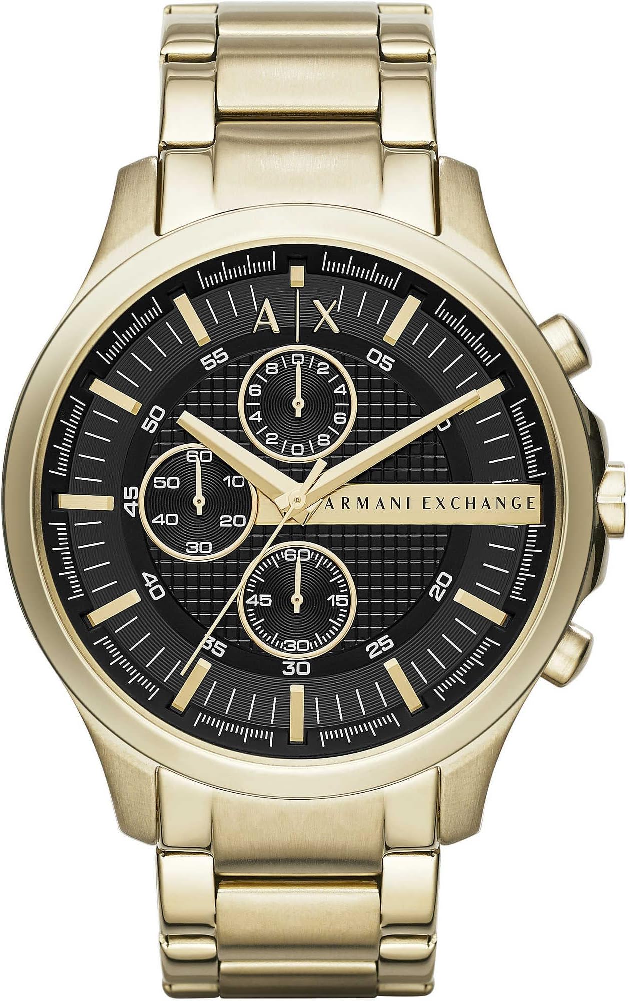 Emporio Armani Men's Hampton Watch, Silver / Steel, One size : Amazon ...