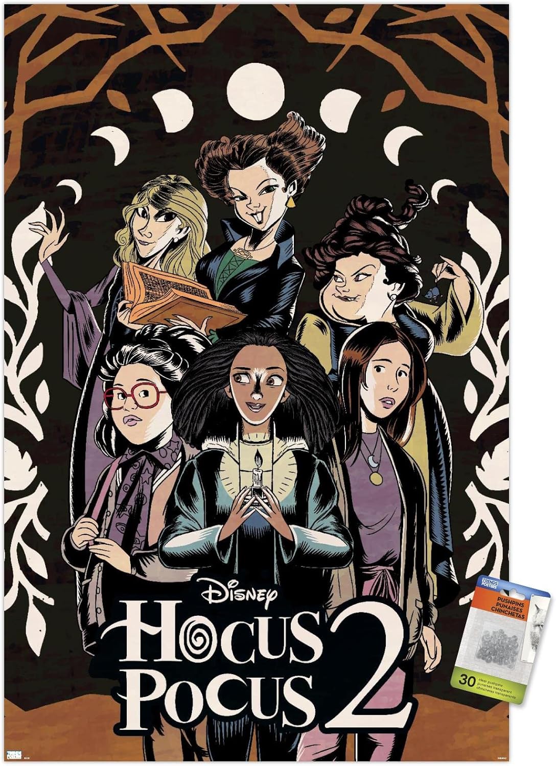 Amazon.com: Trends International Disney Hocus Pocus 2 - Group Wall ...