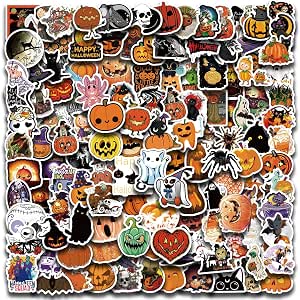 Amazon.com: XTTUSDMTZ Halloween Stickers for Kids, 300 Halloween ...