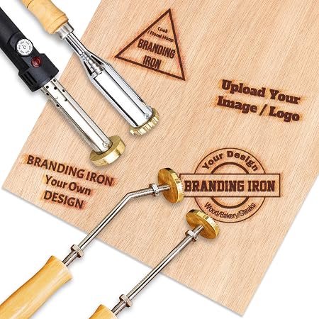 Amazon.com: Custom Branding Iron for Wood Personalized Electric Logo ...