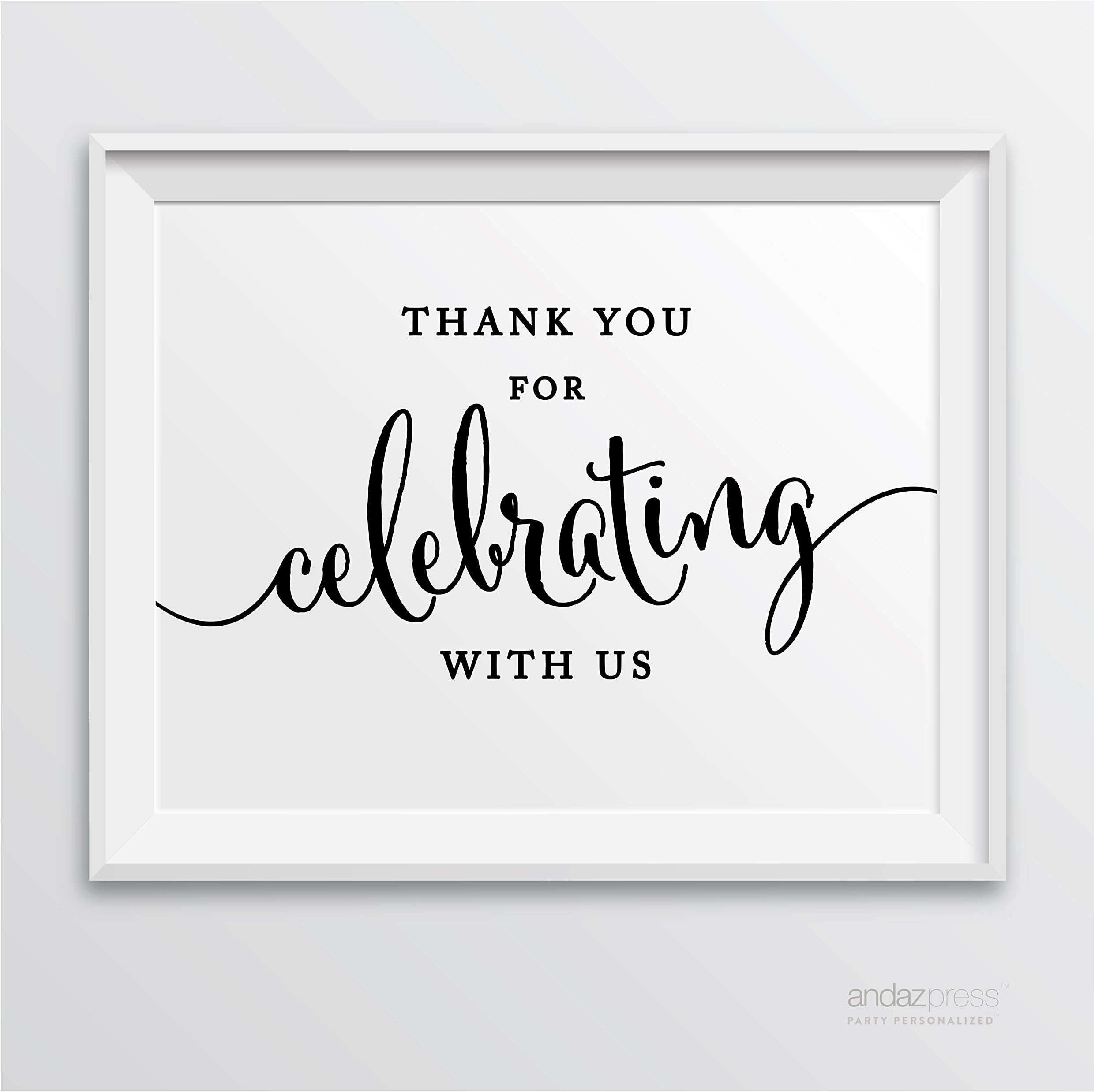 Amazon.com: Thank You for Coming Please Take One Sign(8 x 11 Inch Table ...