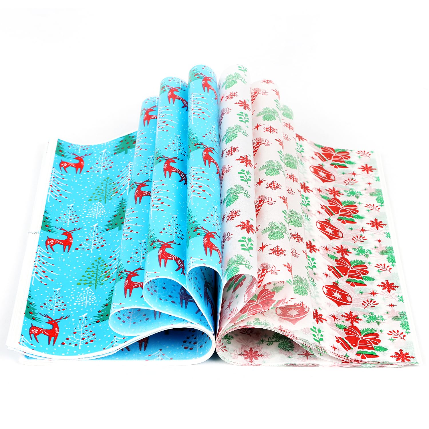Amazon.com: SULOLI 100 Pcs Christmas Wax Paper Sheets, Deli Paper Wrap ...