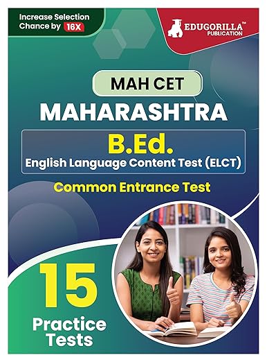 Buy MAH B.Ed. (ELCT) CET Exam Prep Book 2025 | Maharashtra - Common ...