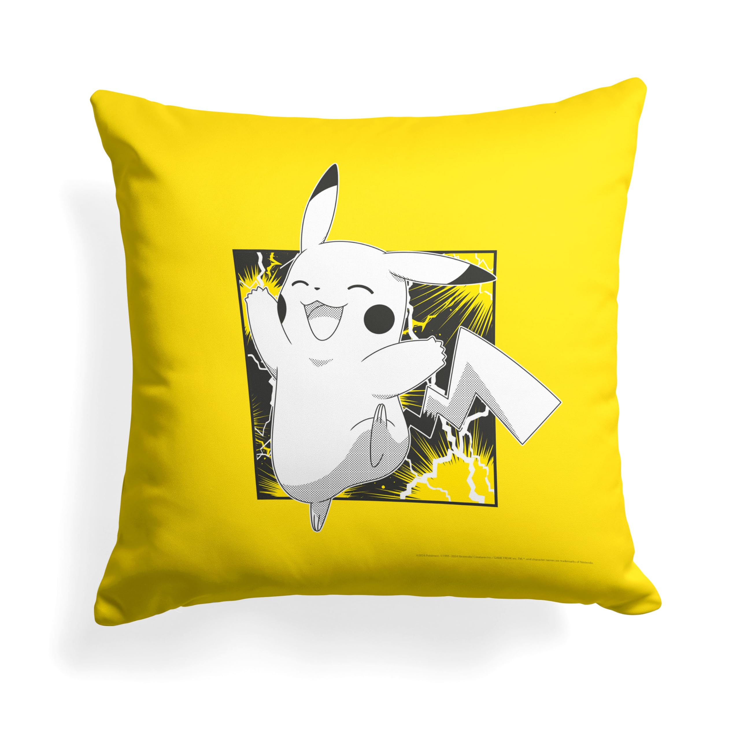 Amazon.com: Northwest Pokemon Pillow, 18" x 18", Horray Pikachu : Home & Kitchen