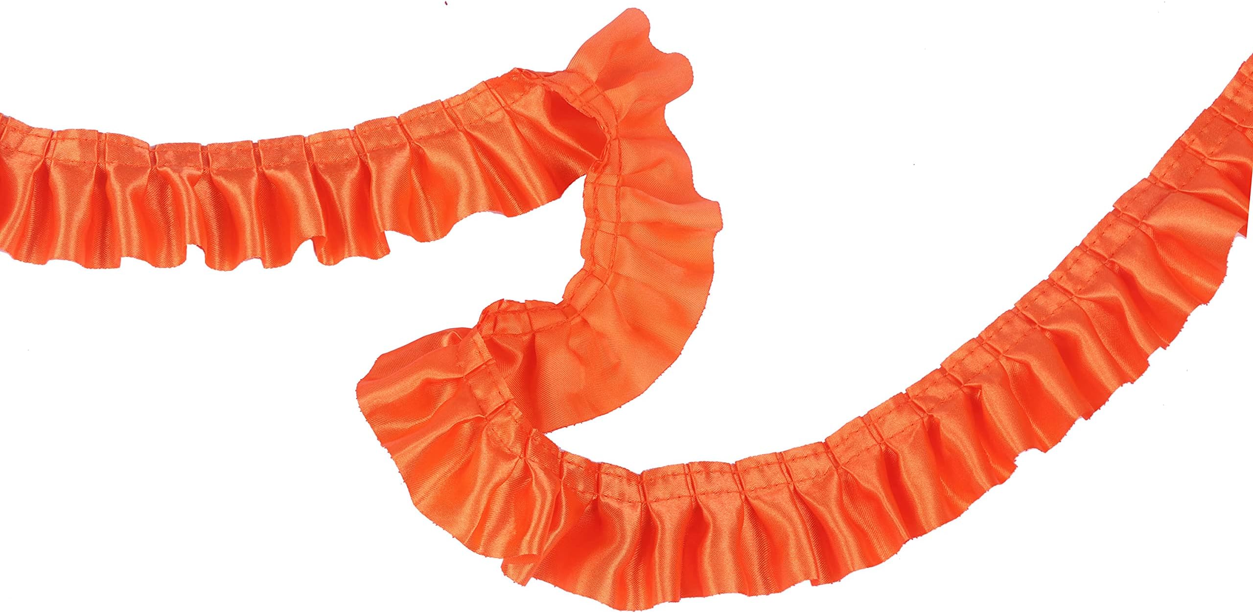 Amazon.com: Pandahall 21.8 Yards Satin Organza Lace Edge Trim 2-Layer ...