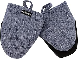 Cuisinart Oven Mitts, 2pk - Heat Resistant Oven Gloves to Protect Hands ...