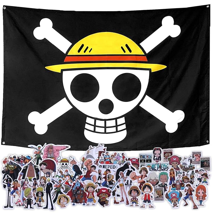 Buy Redsea One Piece Banner Luffy's Pirate Flag Cosplay Game Straw Hat ...