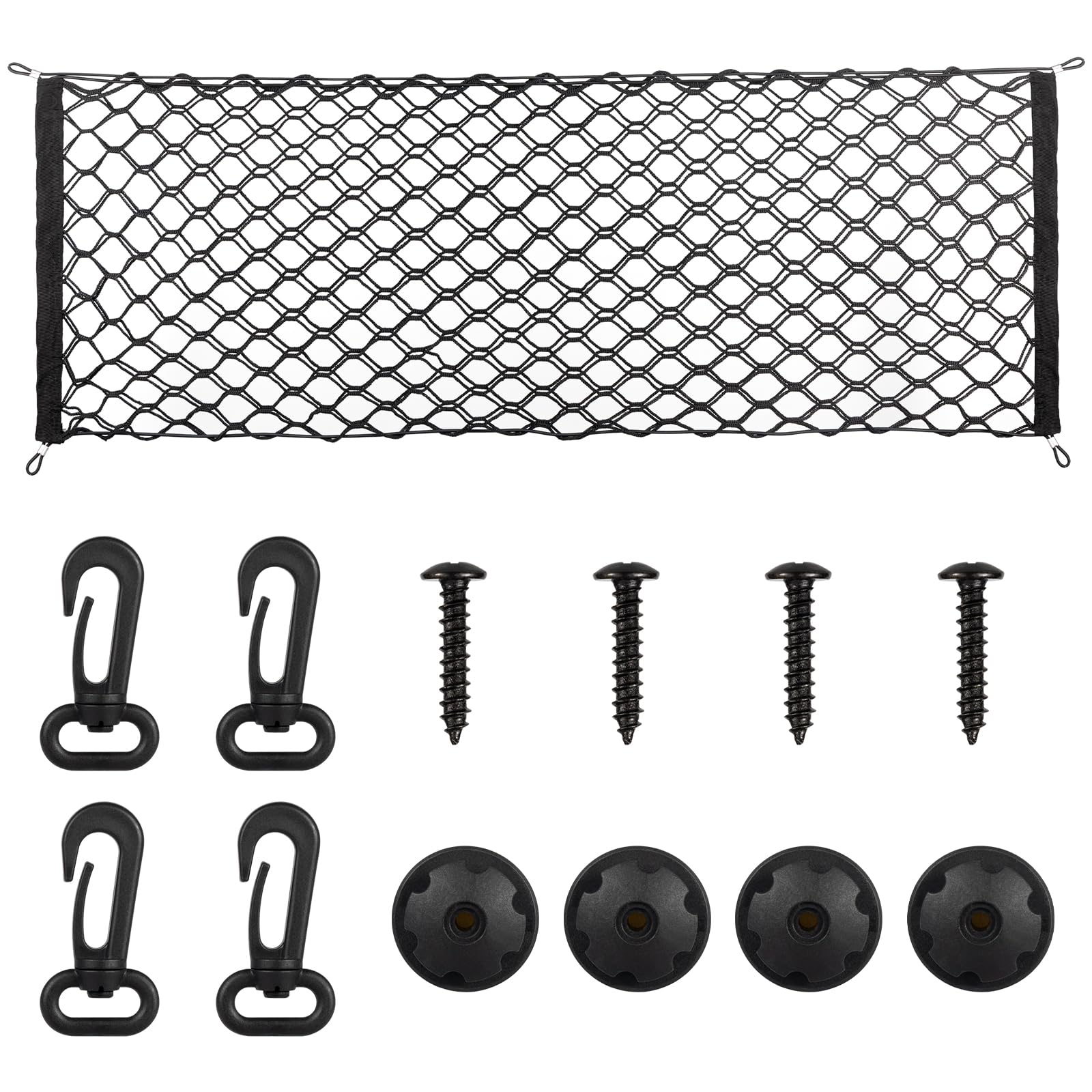 Amazon.com: Cargo Net, Adjustable Versatile Elastic Storage Net for Car ...