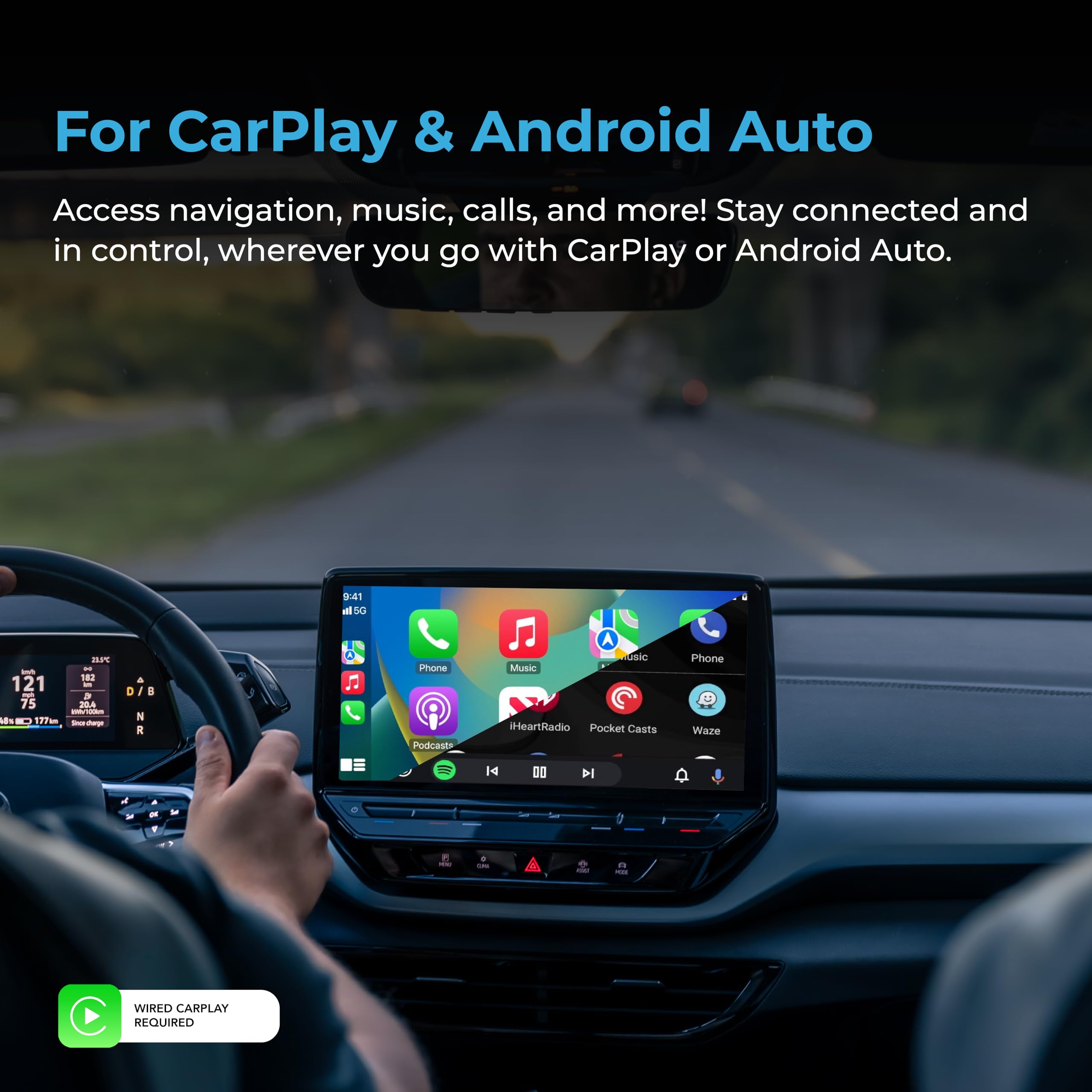 Snapklik.com : CarPlay And Android Auto TV Adapter - Make Your OEM ...