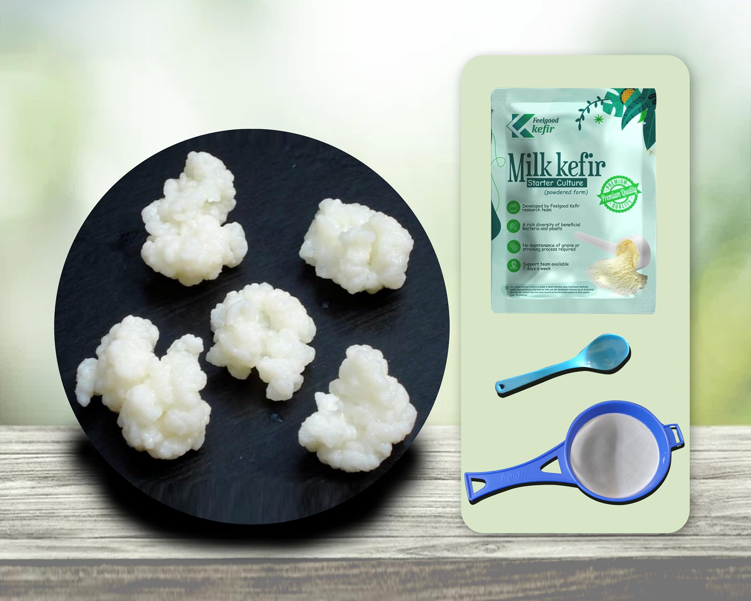 Feelgood Kefir™ - LIVE HAND-PICKED EXTRA LARGE SIZED (PREMIUM) Milk ...