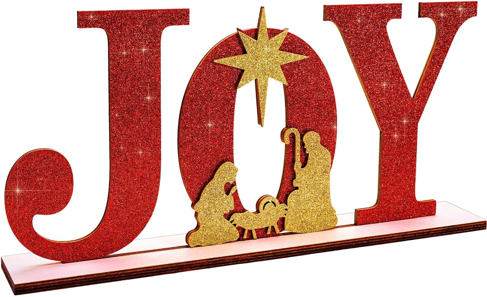 Amazon.com: Zinerhom Christmas Decorations Indoor LED Lighted JOY Sign ...