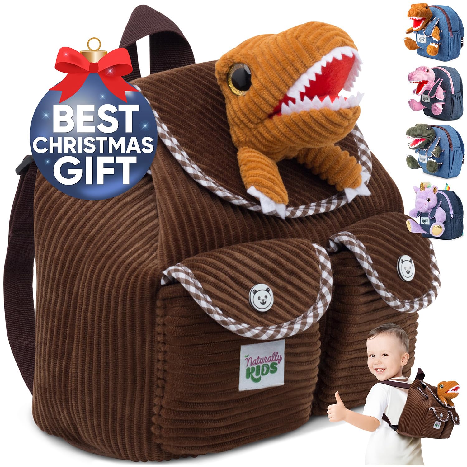 Amazon.com: Dinosaur Mini Backpack for Kids, Mini Backpack for Toddler ...