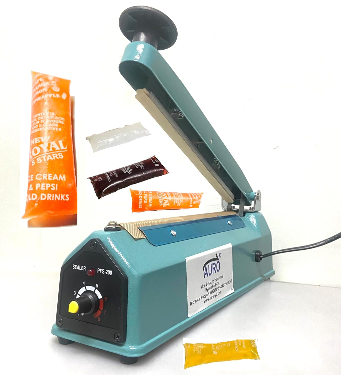 Buy Pepsi Chuski Ice Candy Making & Cutting Sealing Machine, Ice Lolly ...