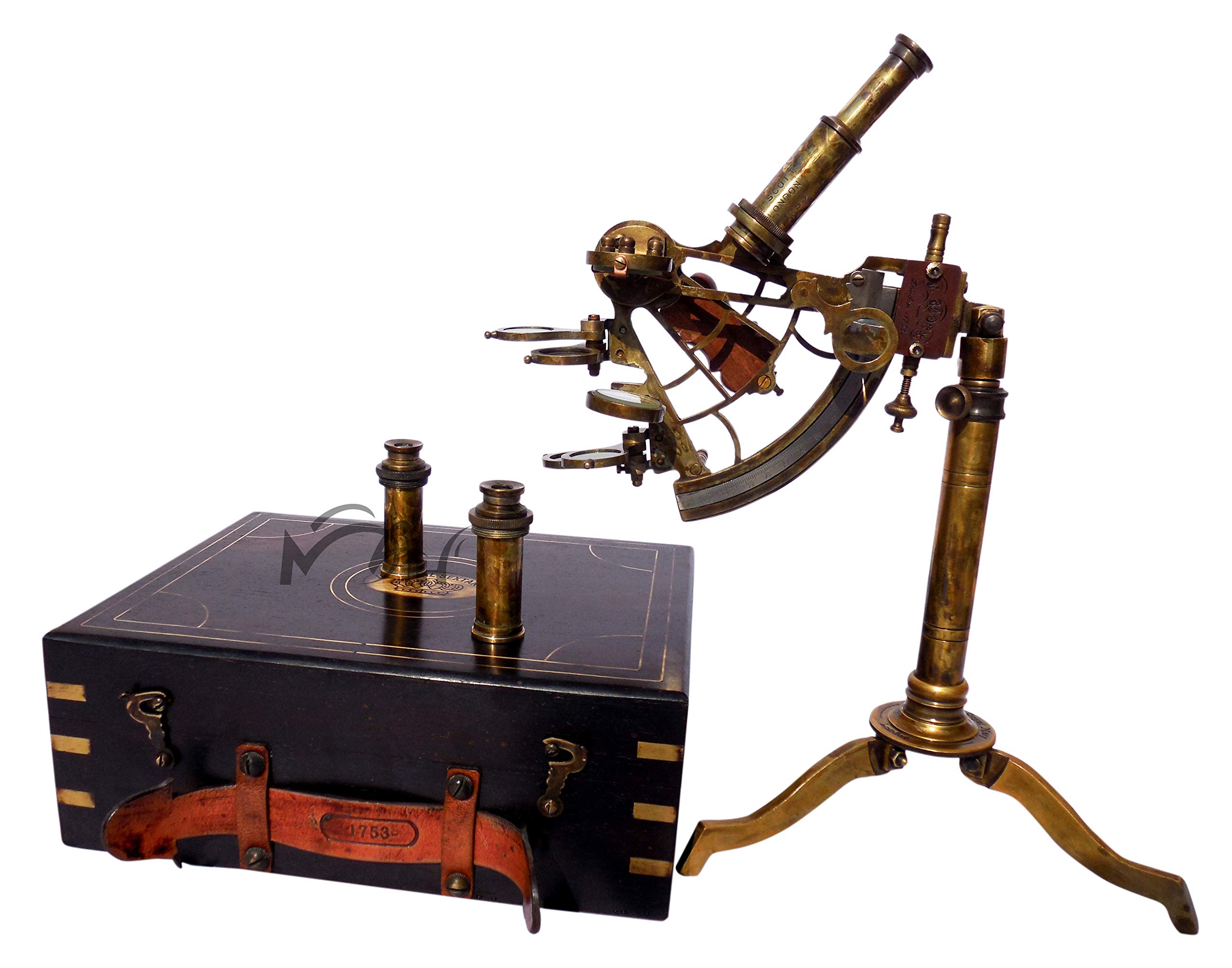 Amazon.com: MAH Brass Ship History Sextant for Father's Day, Birthday ...