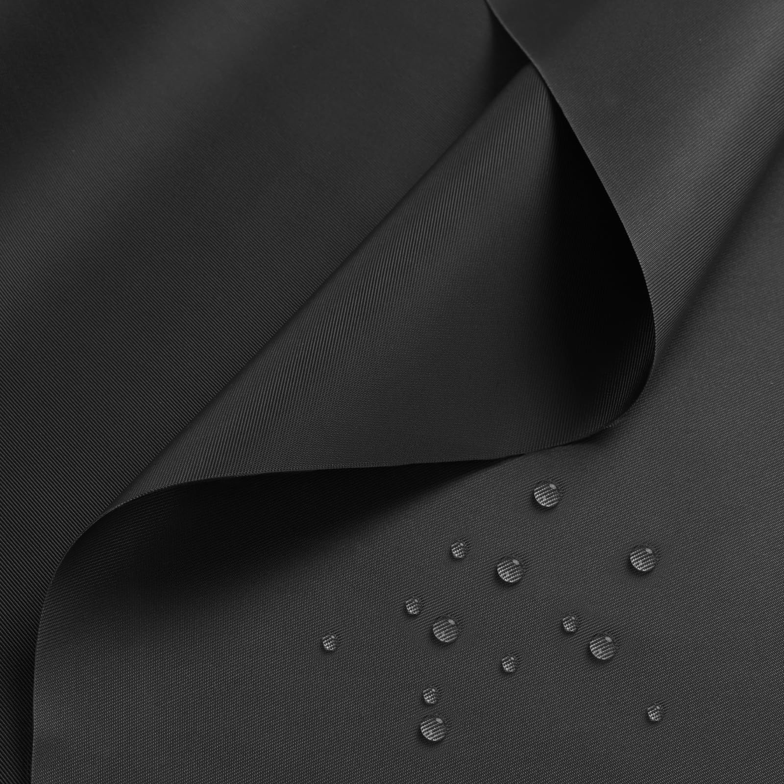 Amazon.com: Nylon Fabric, 420D Black Waterproof Fabric 1 Yard Ripstop ...