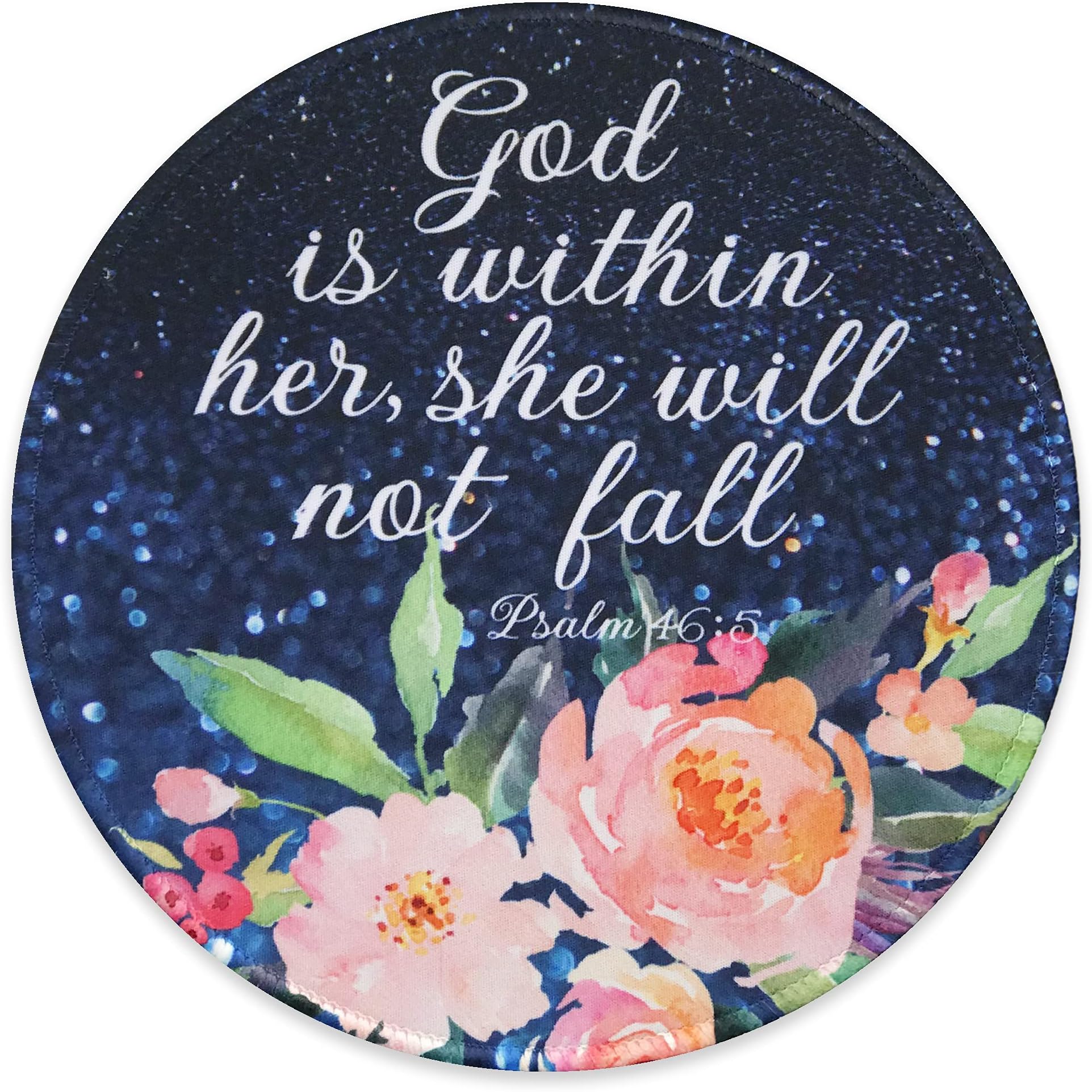 Amazon.com: SSOIU Round Gaming Mouse Pad Custom, Vintage Watercolor ...