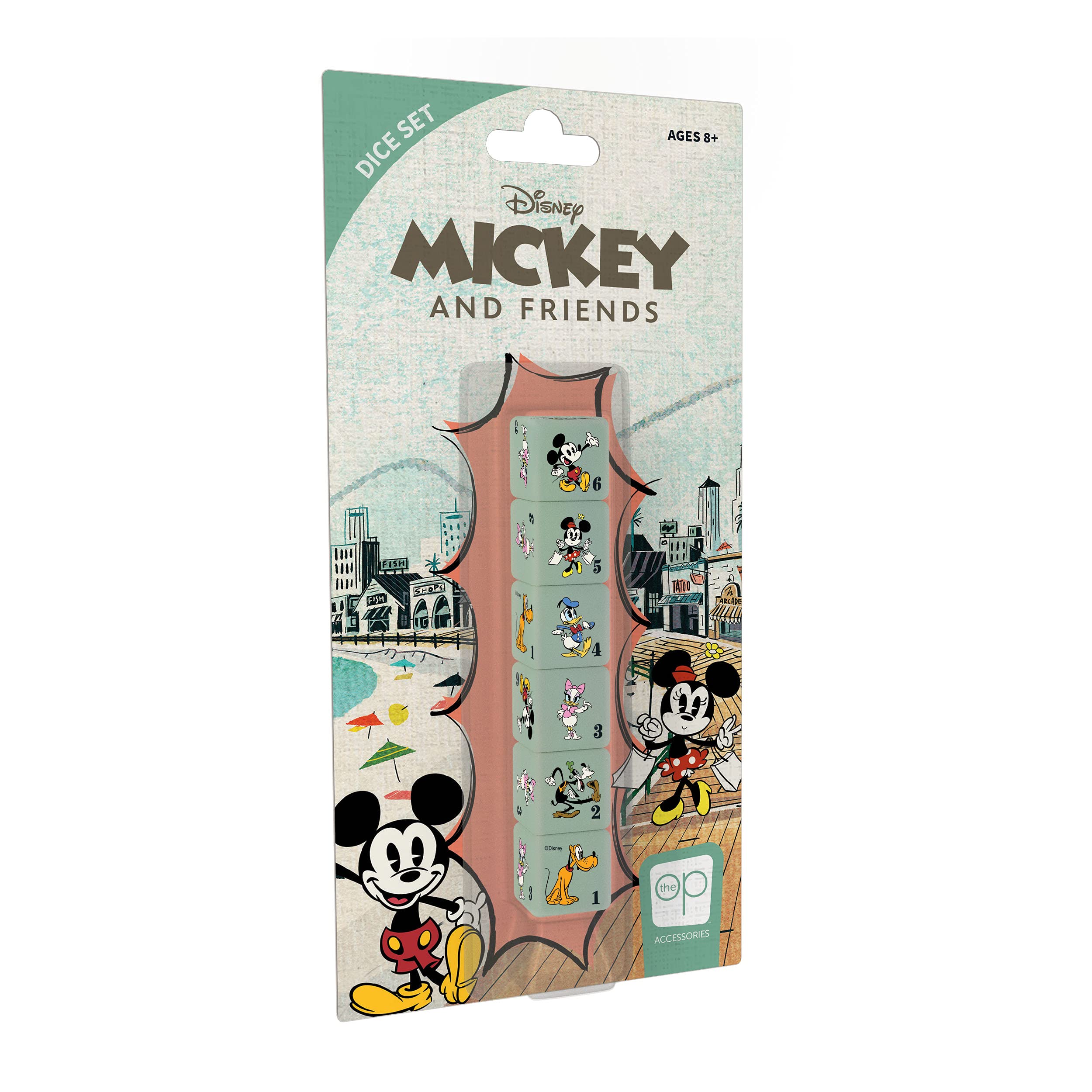 Buy Disney Mickey Mouse Dice Set | Collectible d6 Dice Featuring ...