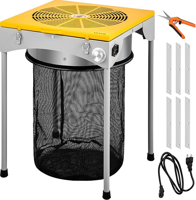 Amazon.com : VEVOR Bud Leaf Trimmer, 18 inch Adjustable 3 Speed ...
