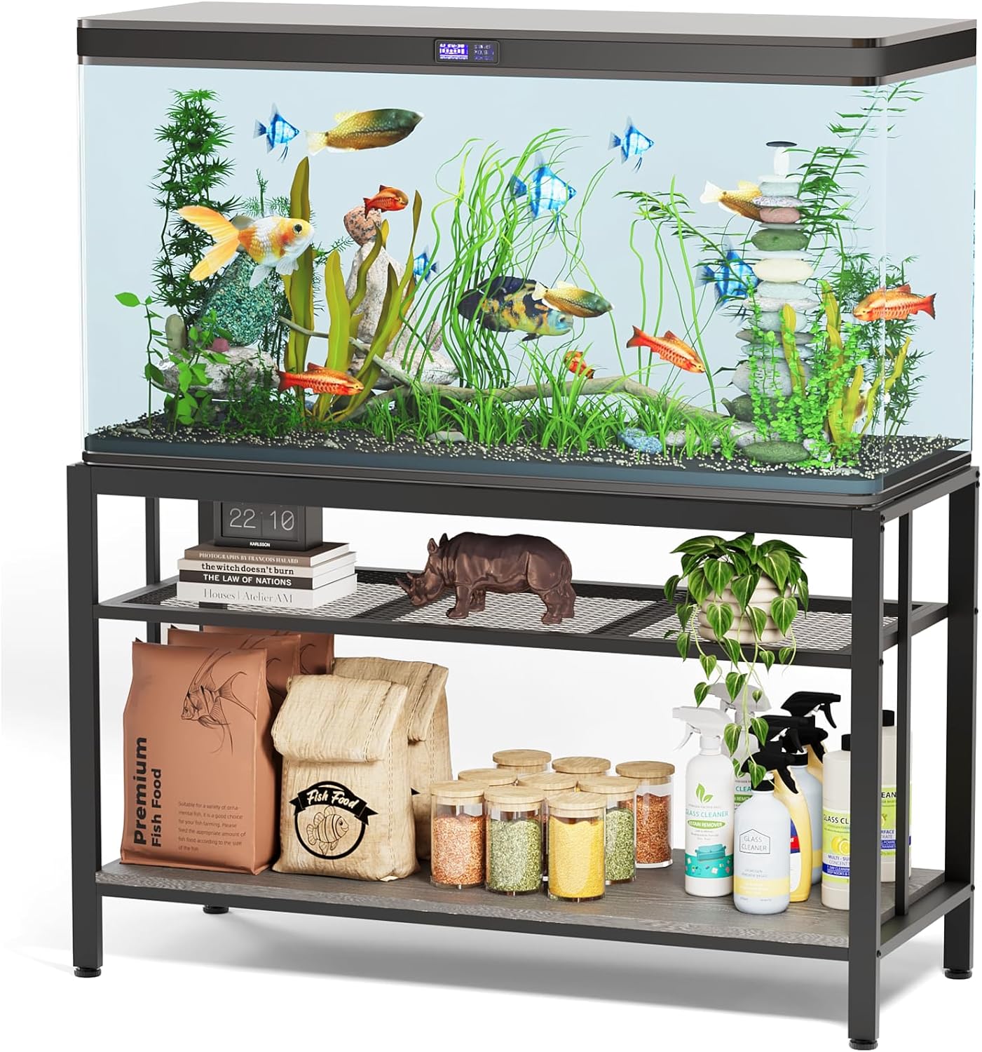 Amazon.com : VOWNER 55-75 Gallon Fish Tank Stand - Metal Aquarium Stand ...