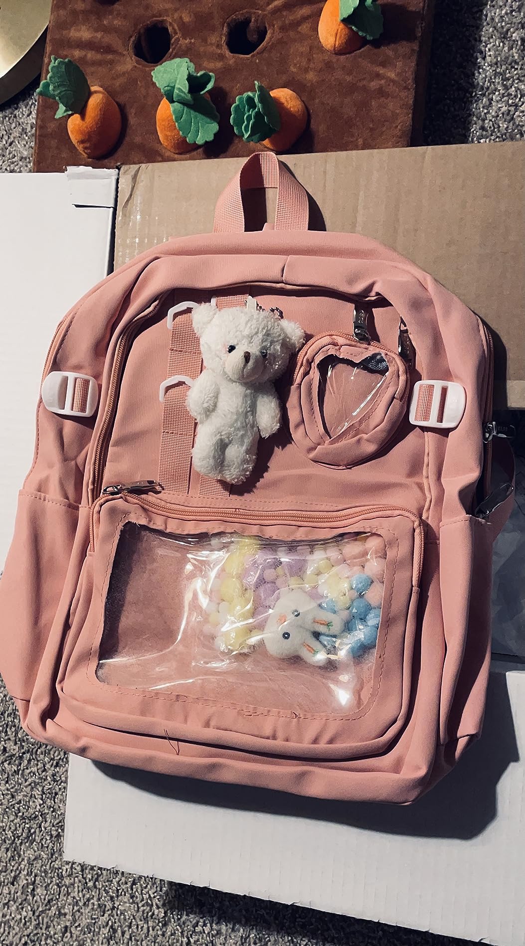 Amazon.com | Kawaii Backpack with Cute Accessories Large Capacity ...