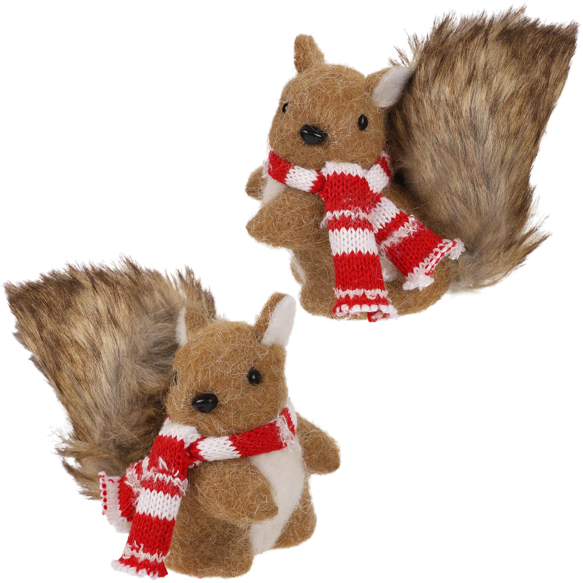 Amazon.com: winemana Christmas Squirrel Table Decor, Set of 2 Squirrel ...